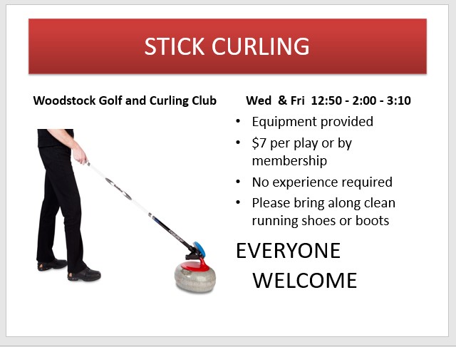 Stick Curling Woodstock Golf And Curling Club